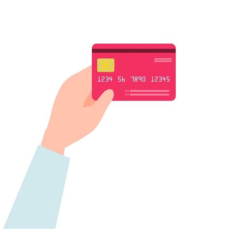 Premium Vector Hand Holding Credit Card