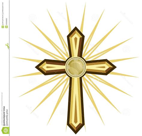 Gold Cross Vector At Collection Of Gold Cross Vector