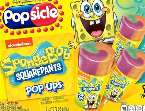 Descubre La Deliciosa Paleta De Bob Esponja Helado