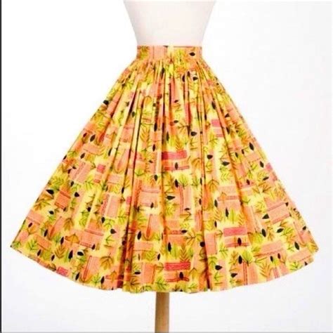 Pinup Couture Skirts Pinup Couture Tiki Jenny Skirt Poshmark