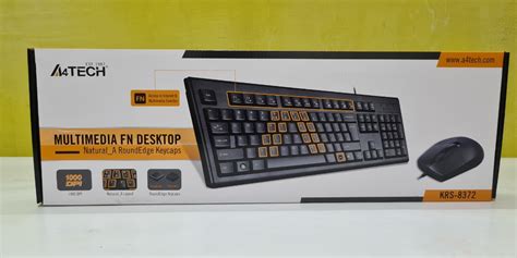 A4tech Keyboard And Mouse Bundle Usb Type Krs 8372 Computers And Tech