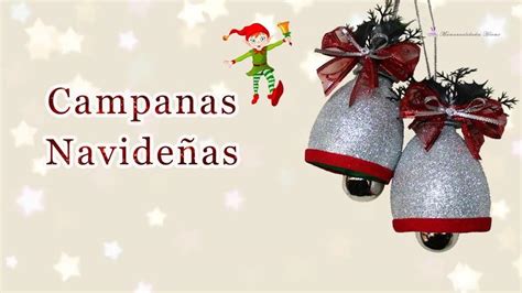 Campanas navideñas con botellas pet Manualidades