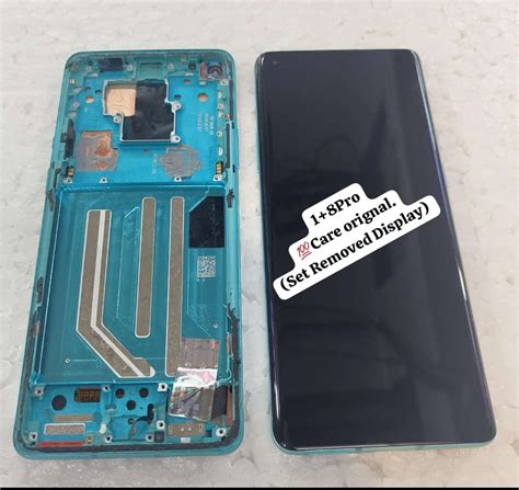 Lcd With Touch Screen For Oneplus 8 Pro Black Display Glass Combo Folder Original Set Remove