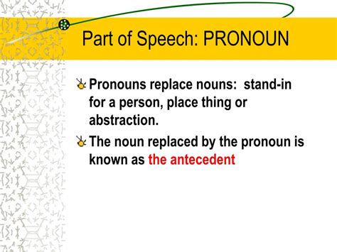 PPT Parts Of Speech PowerPoint Presentation Free Download ID 146288