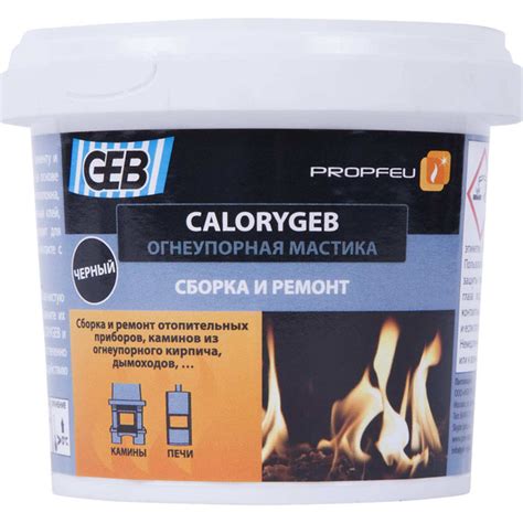 Огнеупорная мастика Calorygeb, 600 г - купить по доступным ценам в ...
