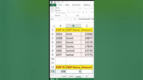 Vlookup With Wildcard In Microsoft Excel Type 2microsoft Excel