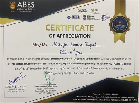 Kavya Kumar Tayal On Linkedin Certification Volunteer Ieee