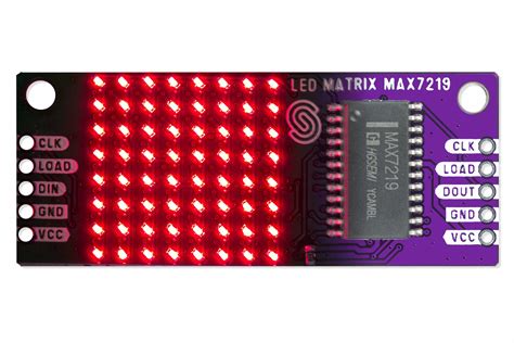 8x8 led matrix violett max7219