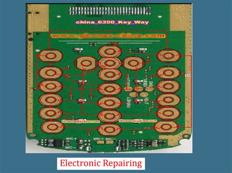 China Mobile Keypad Problem Electronic Repairing