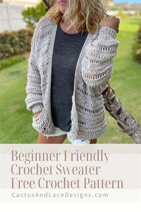 Olivewood Cardigan Crochet Pattern Artofit