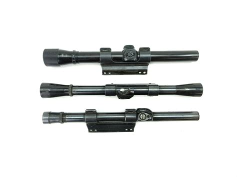 Assorted Weaver Rifle Scopes Lot