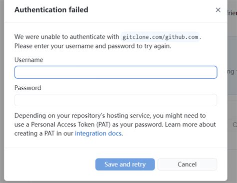 My Gitclonegithub Authentication Always Failed · Issue 15111 · Desktopdesktop · Github