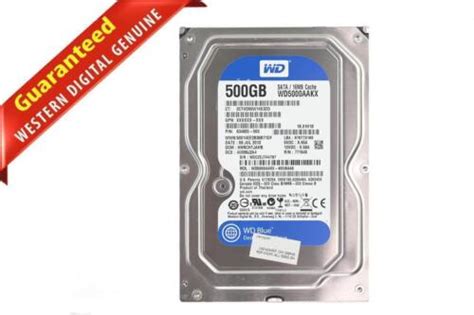 Western Digital WD5000AAKX-60U6AA0 500GB SATA 3.5 Hard Disk Drive ...