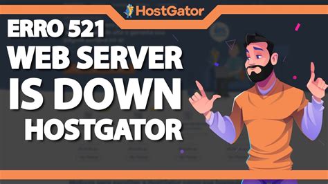 como resolver erro 521 web server is down na hostgator rápido e fácil 2022 youtube
