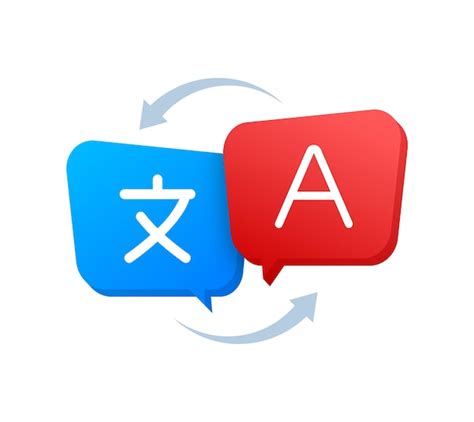 Premium Vector Online Language Translator Concept Translator Icon
