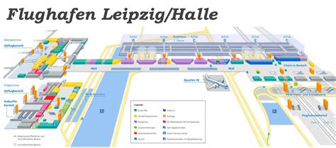 Flughafen Leipzig Halle Plan