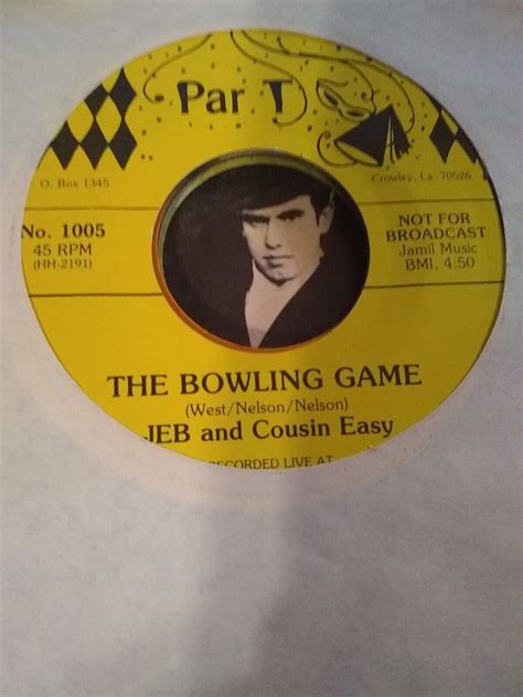Jeb And Cousin Easy The Bowling Game ~ 1970s Par T 45 Ebay