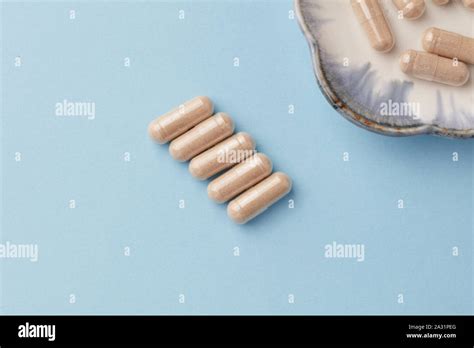 Ashwagandha Withania Somnifera Capsules Concept For A Healthy