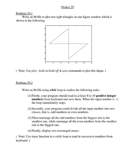 Solved Project Problem Write An M File To Plot Two Chegg Com