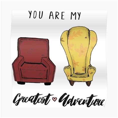 Happy Anniversary Card You Are My Greatest Adventure Poster For Sale