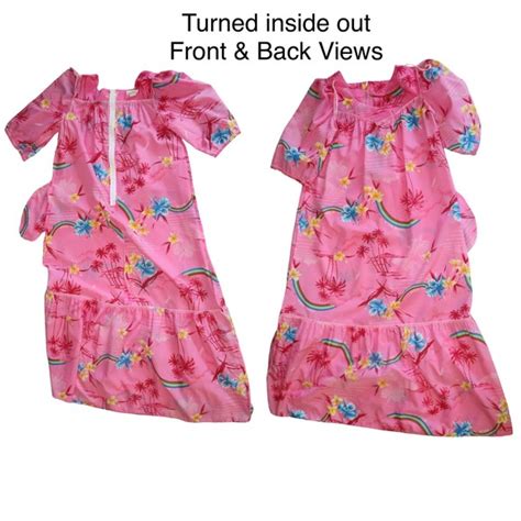 Vintage Dresses Vintage Made In Hawaii Maxi Caftan Mumu Dress