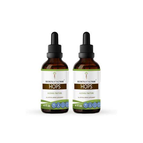 Buy Secrets Of The Tribe Hops Tincture Alcohol Extract High Potency