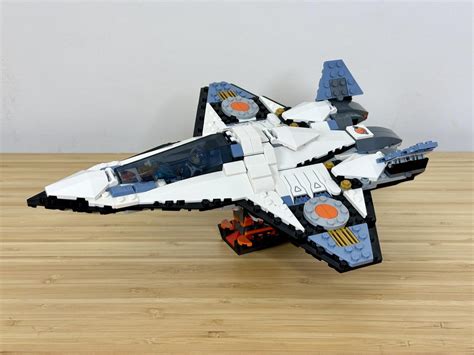 Lego Moc Galaxy Fighter Yf 23 Inspired Alternate Build Of 2 X 60430