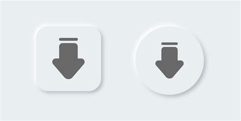 Download Solid Icon In Neomorphic Design Style Arrow Signs Vector Illustration 16366798 Vector