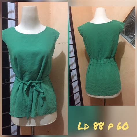 Atasan Kensi Tali Fesyen Wanita Pakaian Wanita Atasan Di Carousell