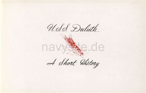 Uss Duluth Cl 87 World War Ii Cruise Book 1944 45 Pages 1 29