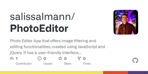 Github Salissalmannphotoeditor Photo Editor App That Offers Image