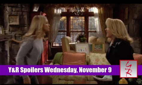 The Young And The Restless Spoilers Wednesday November 9 Patty