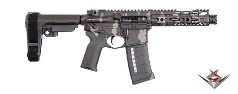 5 9 Pistol Tungsten Tiger Nighthawk 6 Mlok Rail Sotmfg
