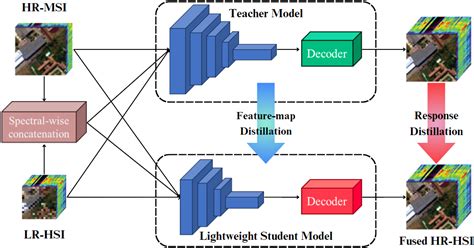 Csakd Knowledge Distillation With Cross Self Attention For Hyperspectral And Multispectral