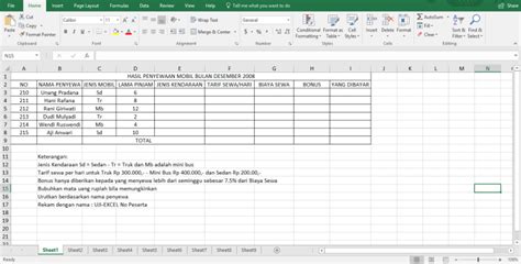 Latihan Soal Penggunaan Fungsi String Vlookup Dan Hlookup Dalam Ms Excel Mayocelsas Blog
