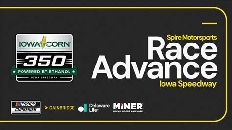 Spire Motorsports Iowa Corn 350 Powered By Ethanol Race Advance