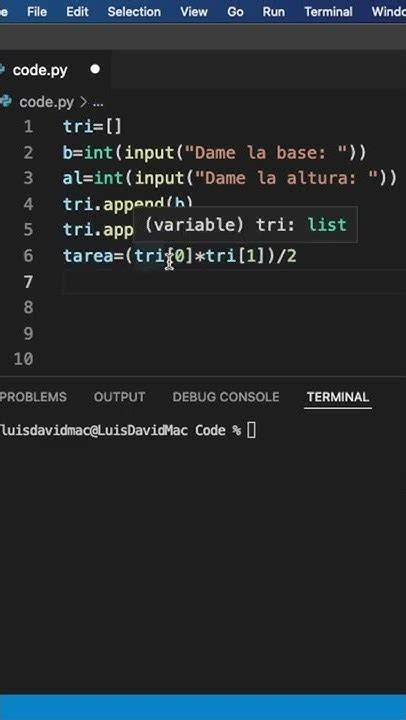 Calcular El Area De Un Triangulo En Python Programacion Programación