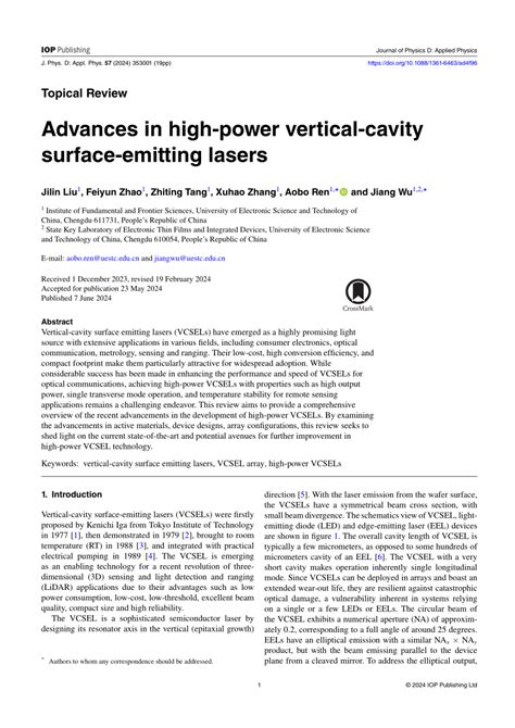Advances In High Power Vertical Cavity Surface Emitting Lasers