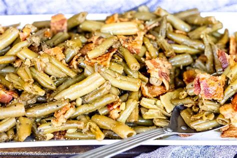 Crack Green Beans Sweet And Savory Baked Green Beans With Bacon Sweet