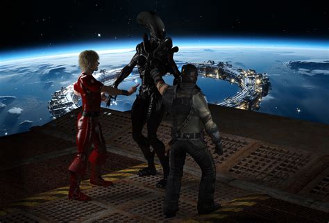 Xenomorphs 3d Render Digital Art By Jibicoco