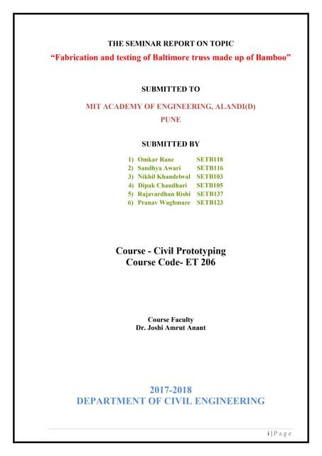 Report Index Part1 Pdf