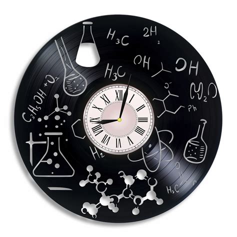 Chemistry Science Vinyl Wall Clock Chemistry Master Art Chemistry T For Any Occasion Etsy