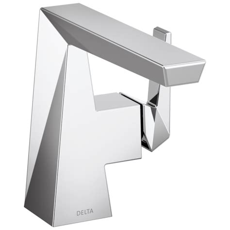 Delta Trillian Lumicoat Chrome Single Hole 1 Handle Watersense Bathroom