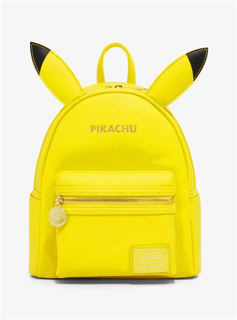 Pokemon Loungefly Pokémon Pikachu Minimalist Figural Mini Backpack Boxlunch Exclusive