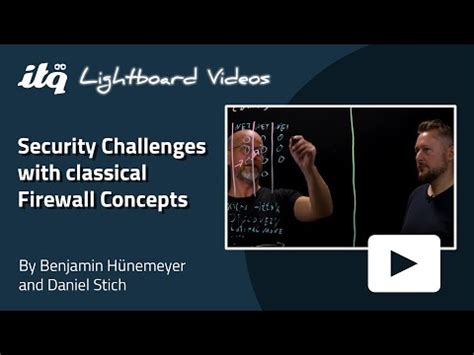 Security Challenges With Classical Firewall Concepts Lightboard Video ITQ