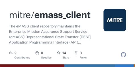 Github Mitreemassclient The Emass Client Repository Maintains The