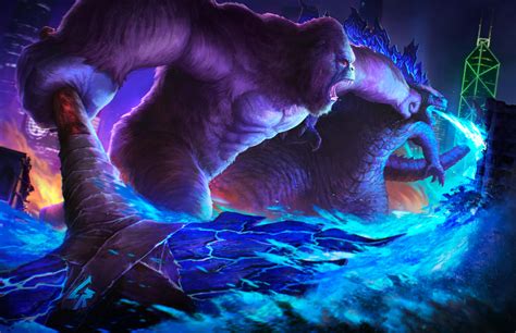Artstation Godzilla Vs Kong Fanart Hong Kong