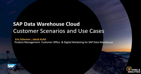 Pdf Sap Data Warehouse Cloud Customer Scenarios And Use Cases Dokumen Tips