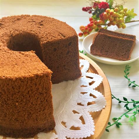 ＜濃厚チョコレート＞米粉のふわもちシフォンケーキ ケーキ Sucrevieシュクルヴィ 通販 5689076｜creemaクリーマ