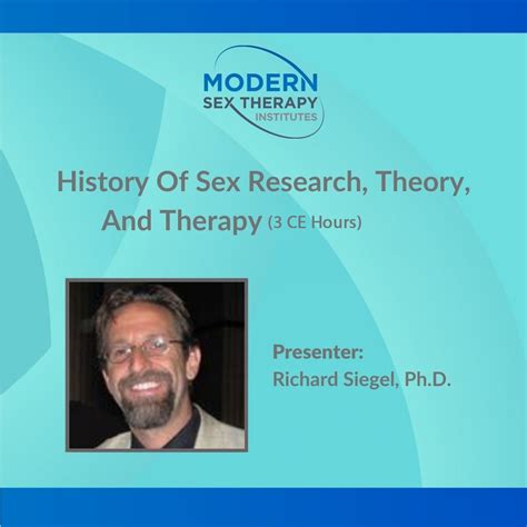History Of Sex Research Theory And Therapy 2022 3 Ce Hours Modern